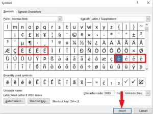 How to Type e with Accent: Accents on e (è,é,ê,ë)